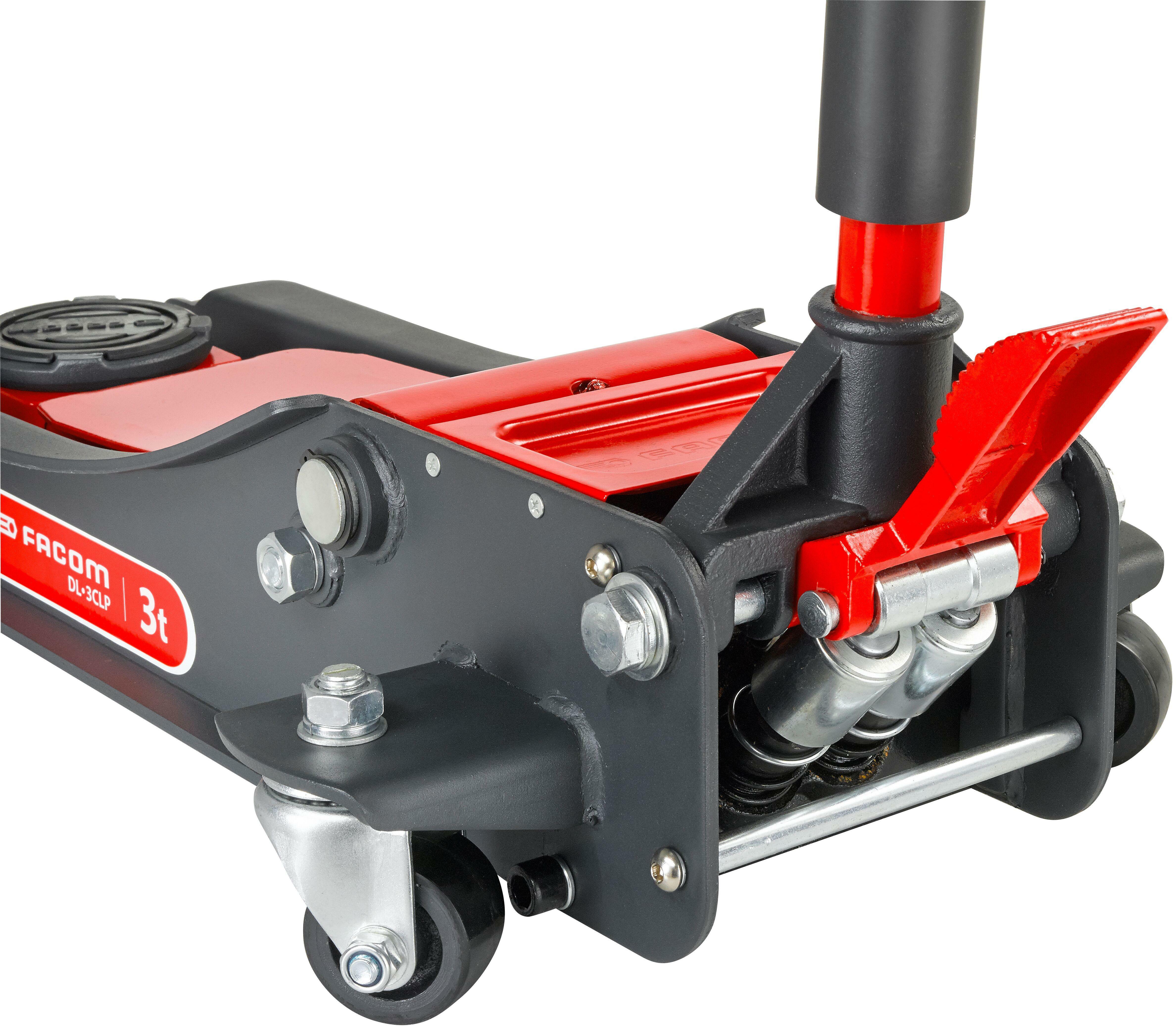 FACOM DL.3CLP cric de garage compact extra-plat 3 t | Klium