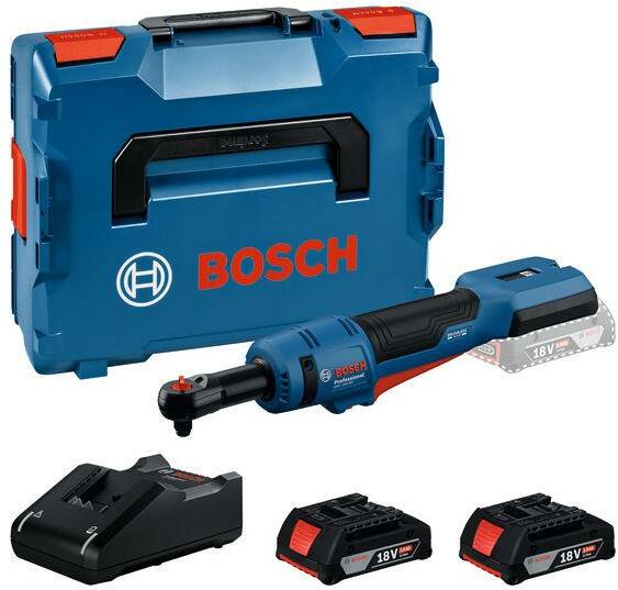 BOSCH GRC 18V-60 accu-ratelsleutel in L-BOXX 136 (2x 2,0Ah accu + lader ...