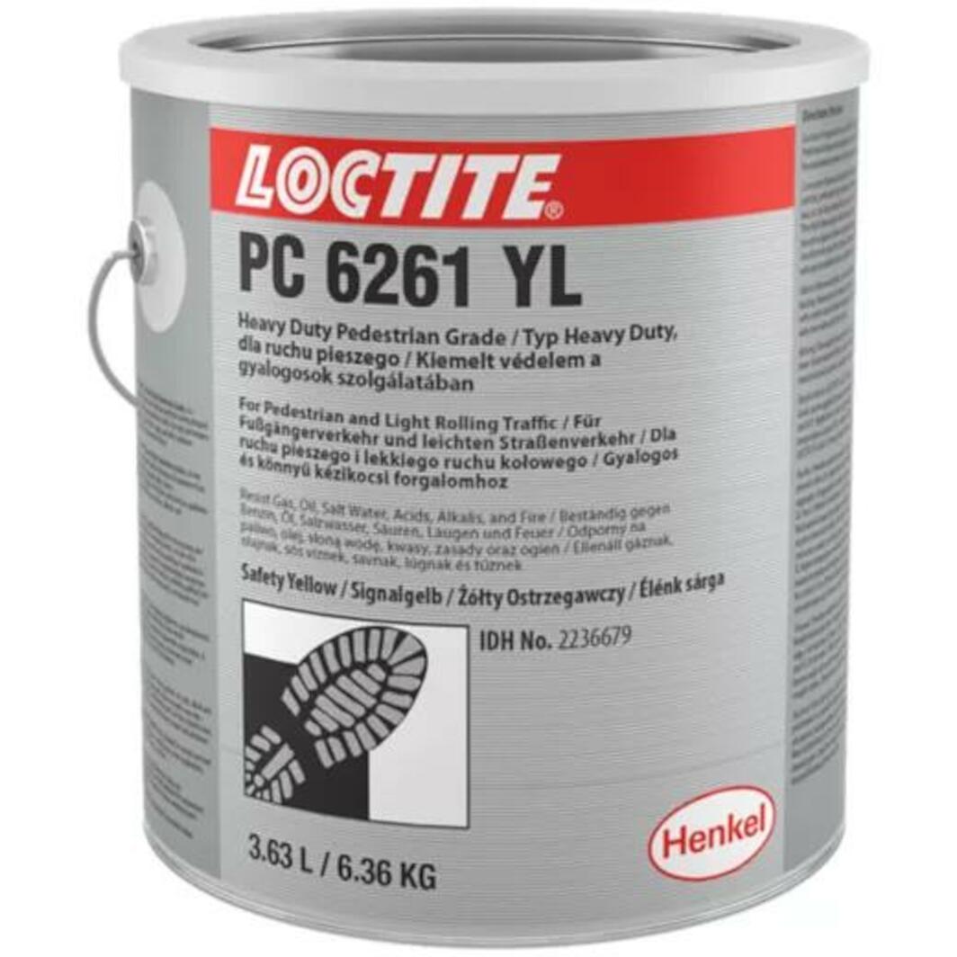 LOCTITE PC 6261 anti-slip coating safety yellow (6.36 kg tin) - 2236679 ...