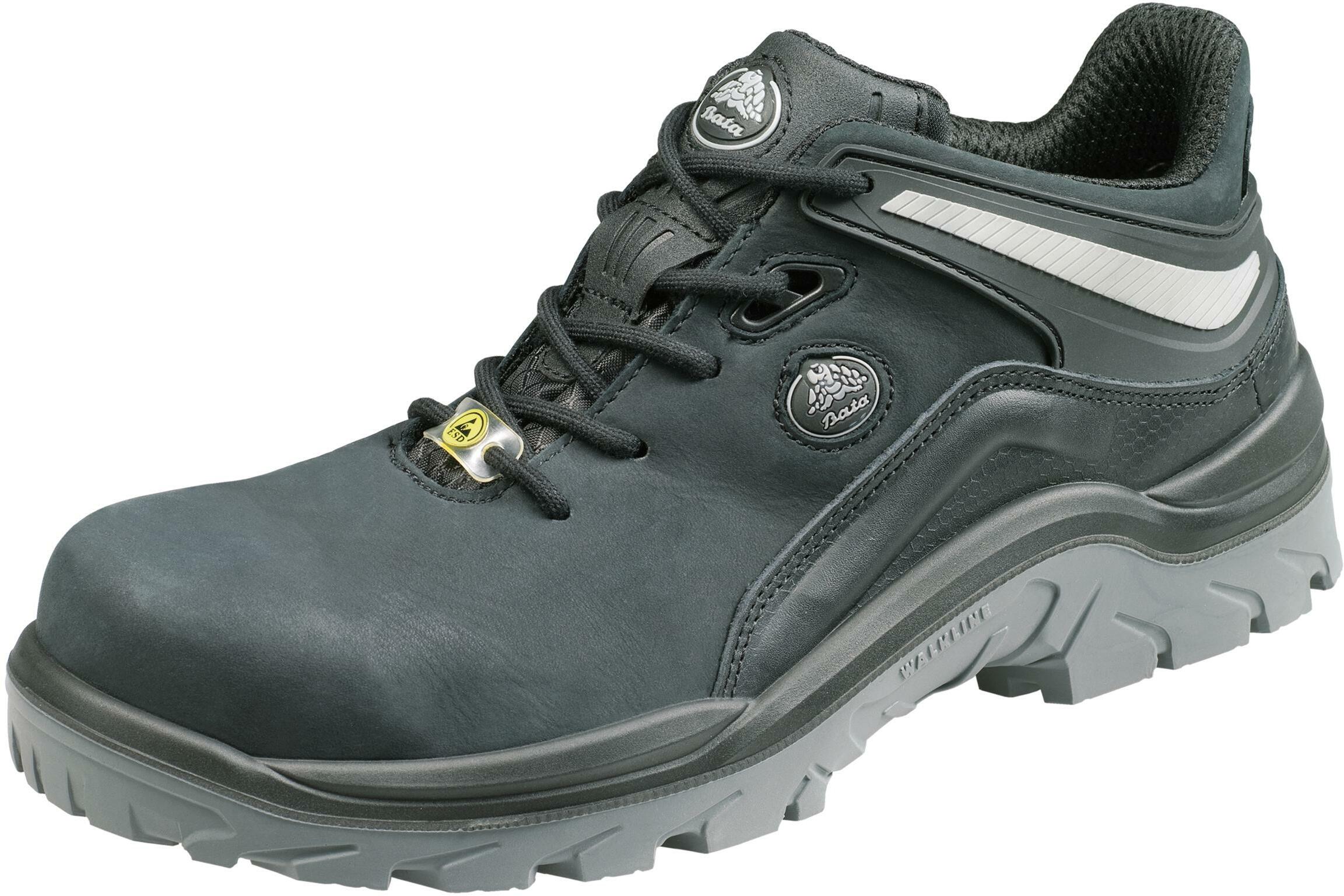 BATA ACT107 ESD S2 safety shoe low (black) - B1CM0PE4210 49 Shoe size ...
