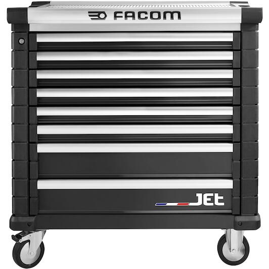 FACOM JET.8NM4A tool trolley black with 8 drawers (suitable for 4 ...