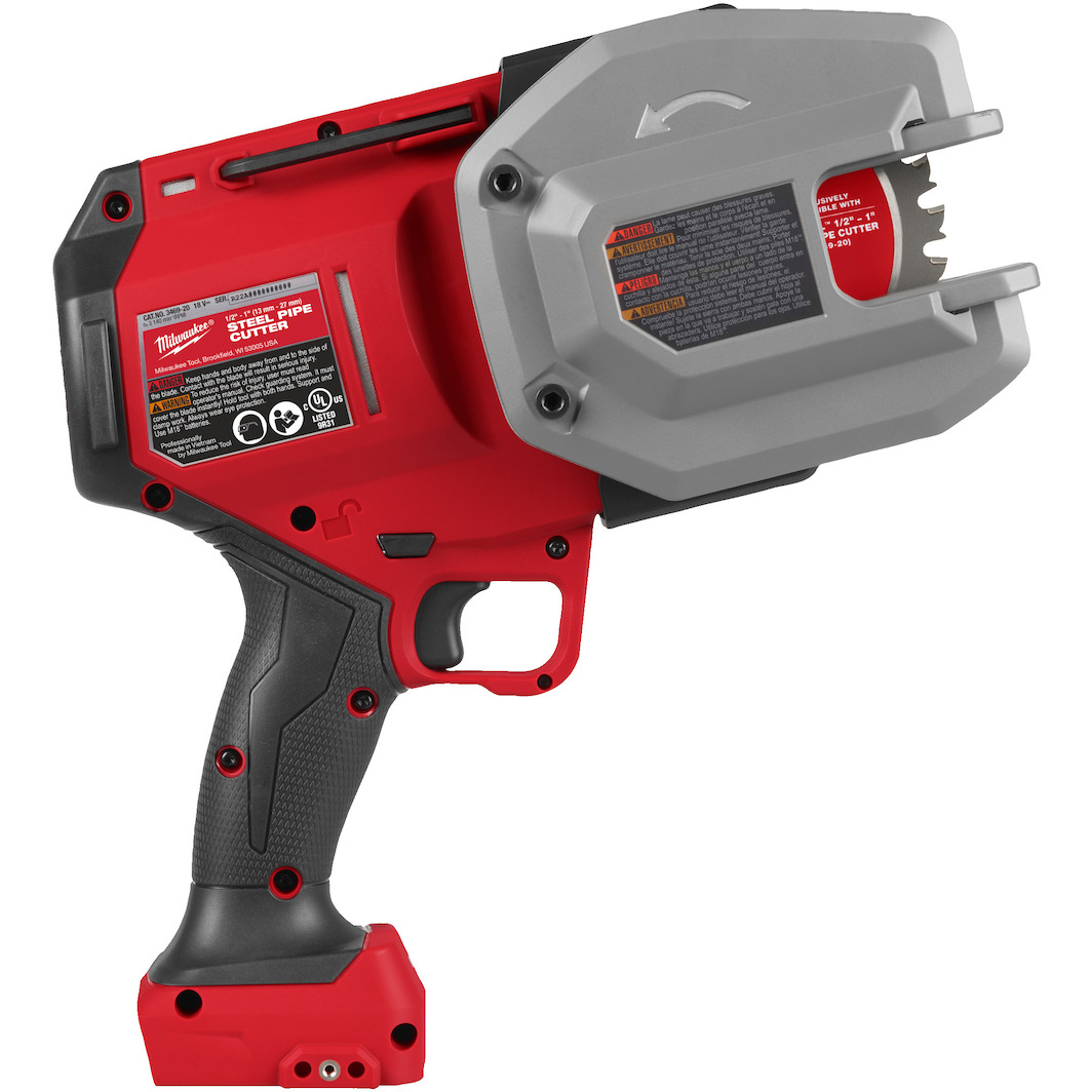 MILWAUKEE M18 FPCS-0 FUEL cordless pipe cutter for steel in cardboard ...